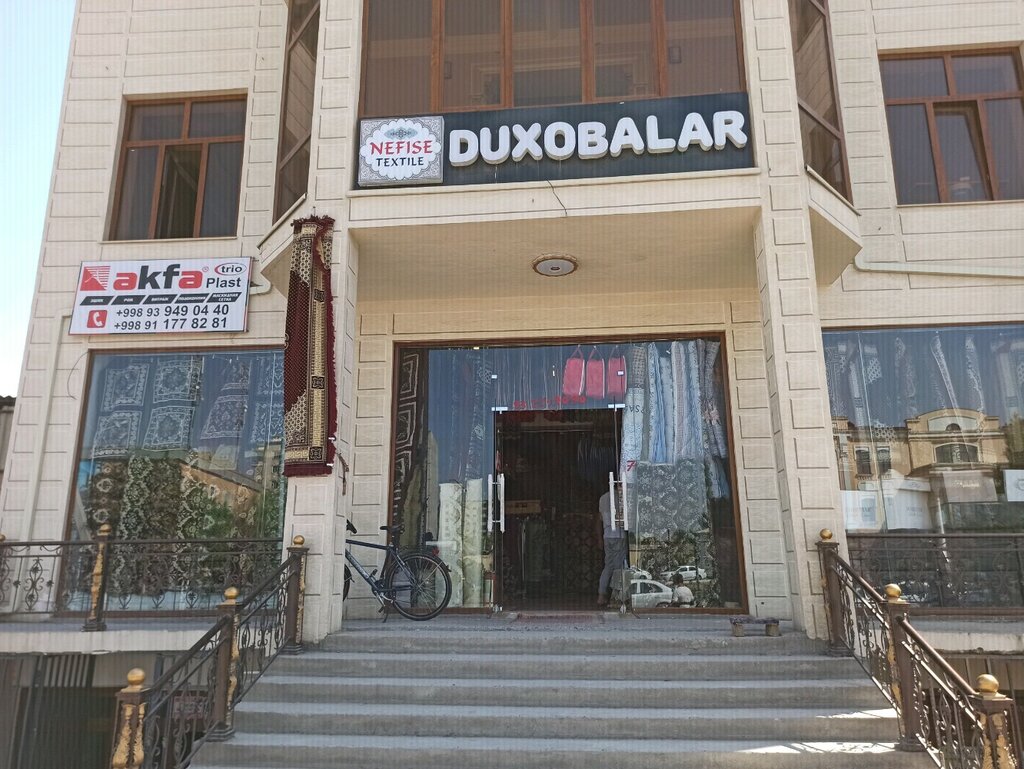 Ev tekstili mağazaları Nefise Textile Duxobalar, Nemengan, foto