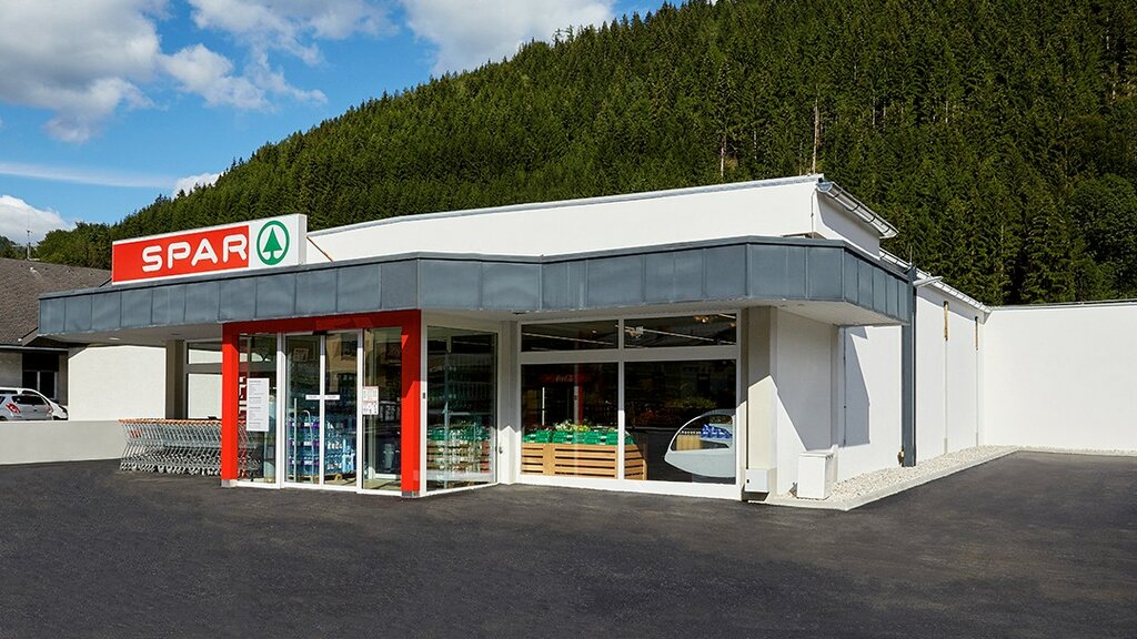 Süpermarket Spar Wir für unser Geschäft in Veitsch, Steiermark, foto