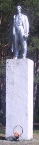 Anıt, heykel Партизан в дозоре, Minskaya oblastı, foto