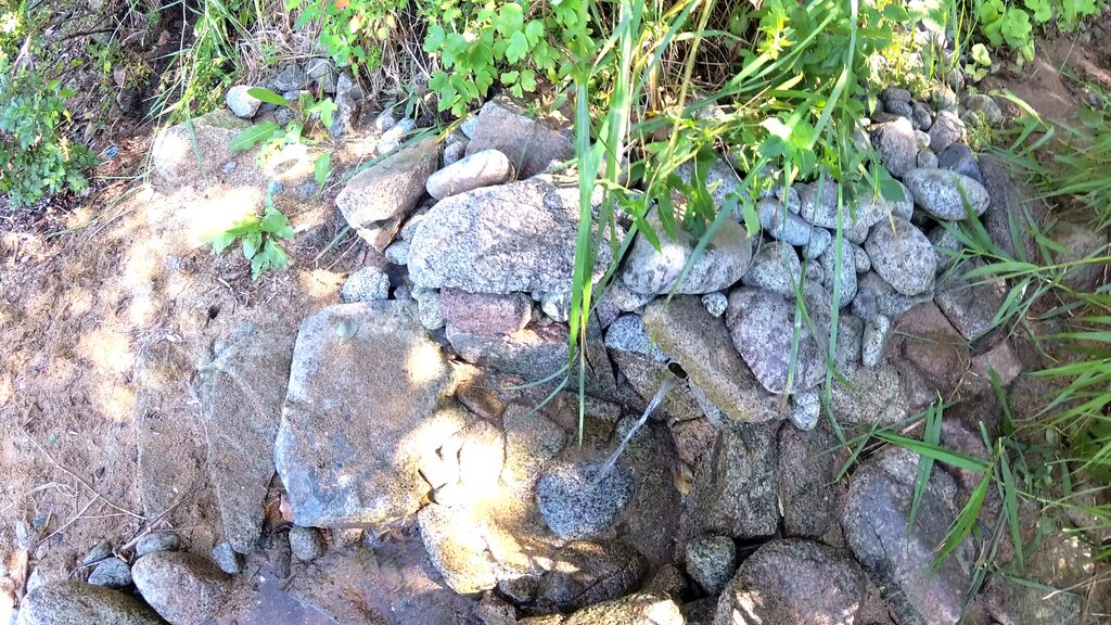 Pınar, çay Spring, stream, Primoriye, foto