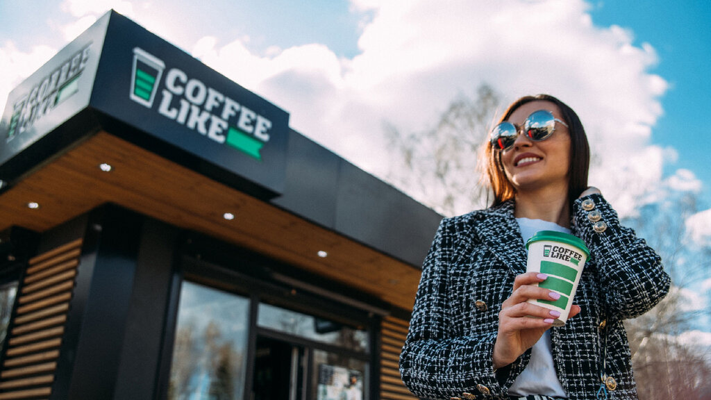 Kahve dükkanları Coffee Like, Krasnodar, foto