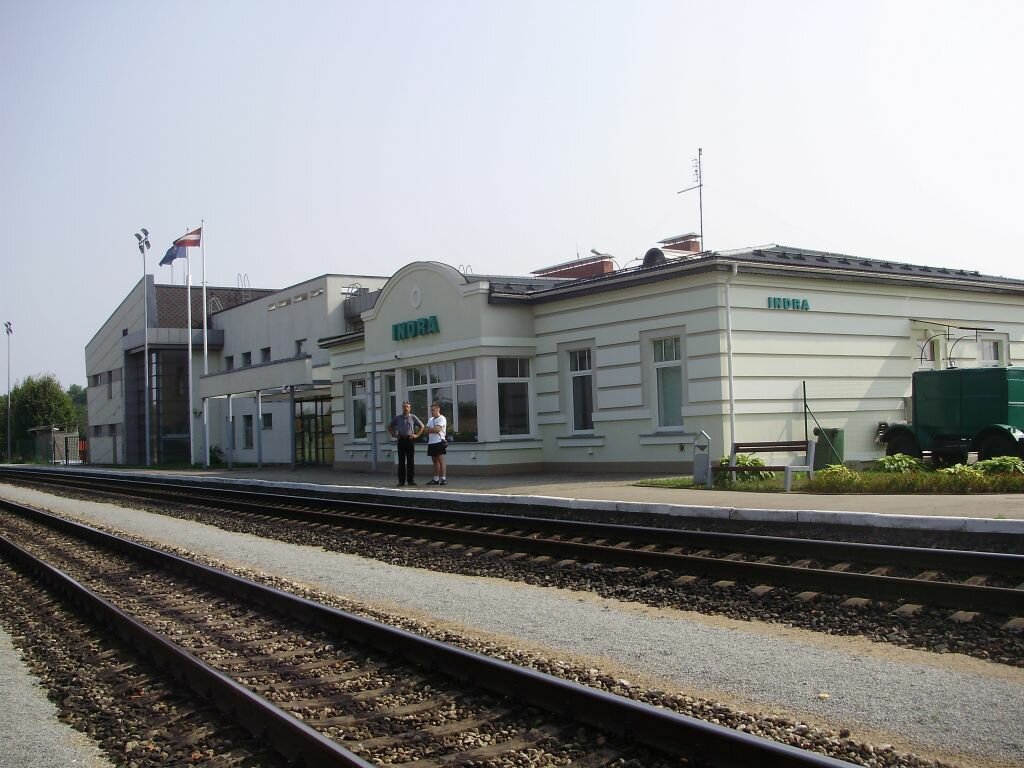 Tren istasyonu Indra, Krāslava belediyesi, foto