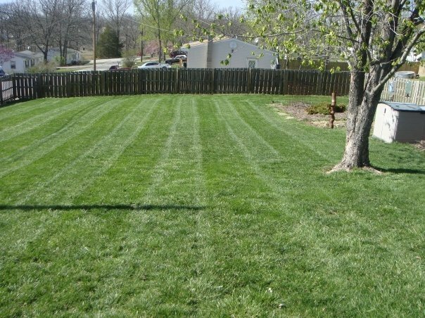 Bahçe ekipmanları ve teknolojileri Bmp Lawn Care, Missouri Eyaleti, foto