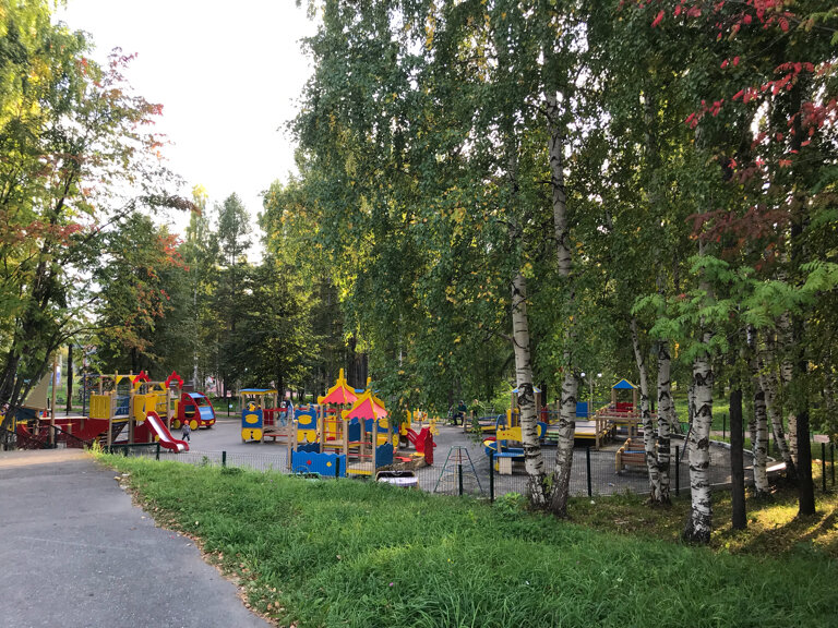 Oyun alanı Playground, Lesnoy, foto
