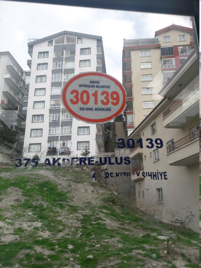 Toplu taşıma durağı 30139 No'lu Durak, Ankara, foto