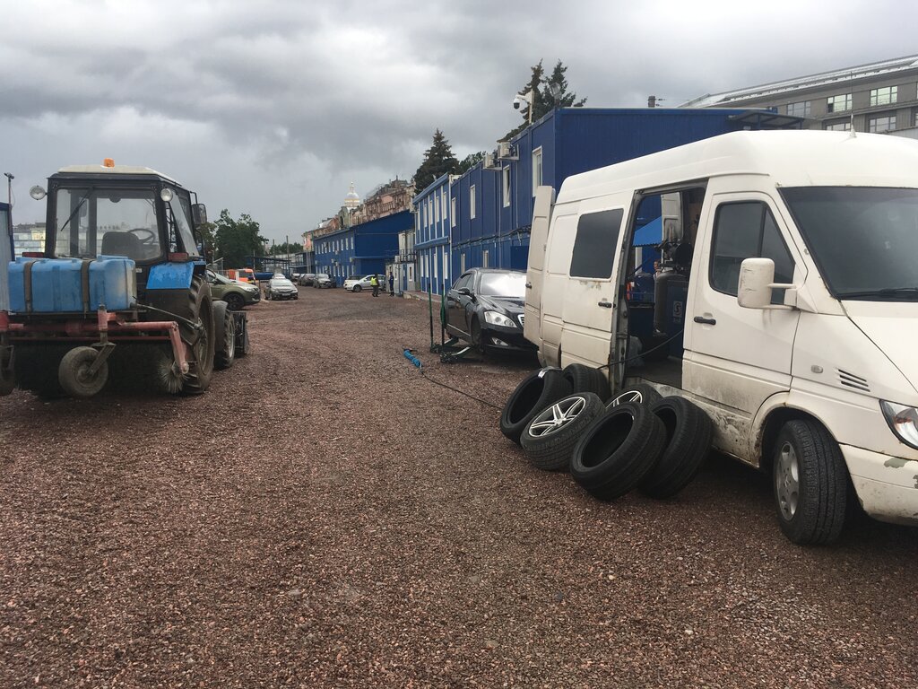 Oto lastik tamiri Vyezdnoj-shinomontazh, Saint‑Petersburg ve Leningradskaya oblastı, foto