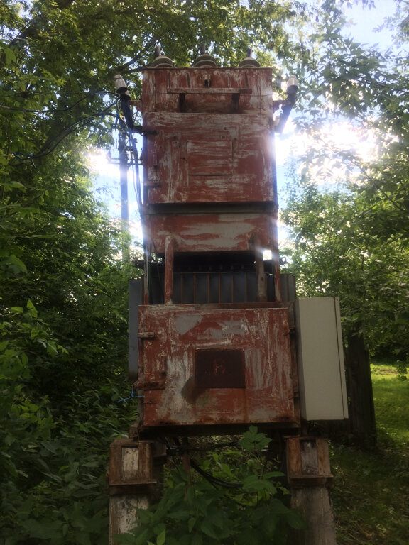 Mühendislik altyapısı Комплектная трансформаторная подстанция № 3507 станции Вышгород, Riazanskaya oblastı, foto