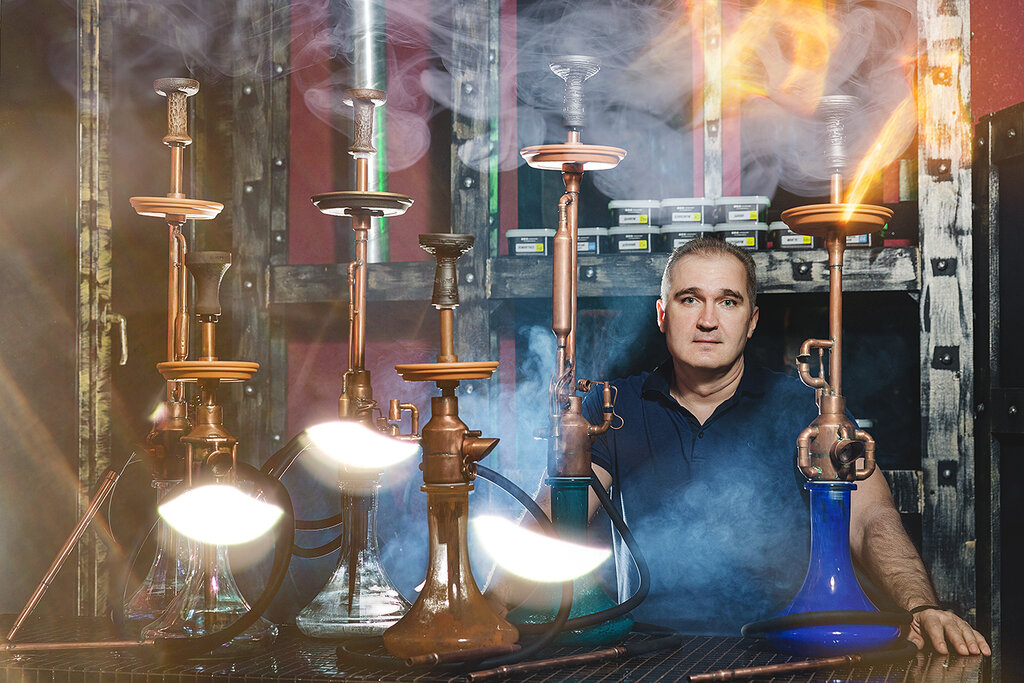 Nargile kafeler Steam Punk Club, Samara, foto