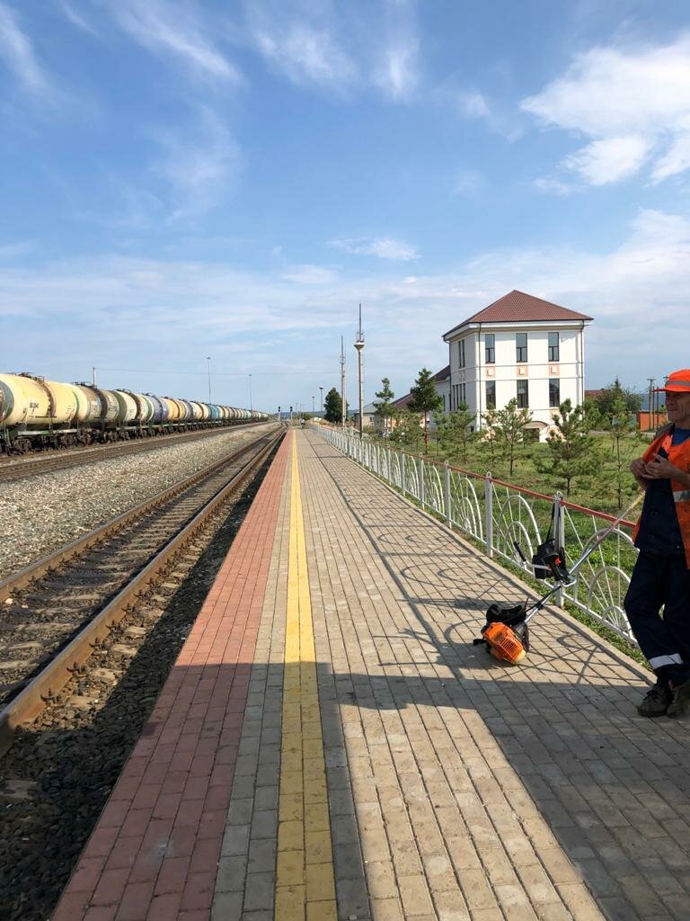 Tren istasyonu Альметьевская, Tataristan, foto