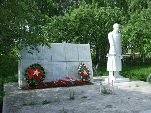 Воинам, погибшим в годы Великой Отечественной войны, 1941-1945 гг. (Nizhniy Novgorod Region, Krasnobakovskiy munitsipalny okrug, selskiy posyolok Shemanikha), anıt, heykel  Nijegorodskaya oblastından