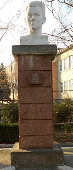 Anıt, heykel Бюст члена подпольной организации Бориса Главана, Beltsi, foto