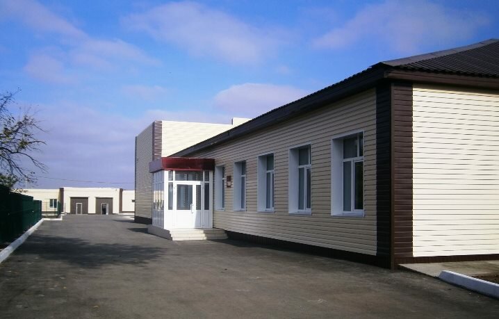 Ortaokul Burtynsky secondary school, Orenburgskaya oblastı, foto