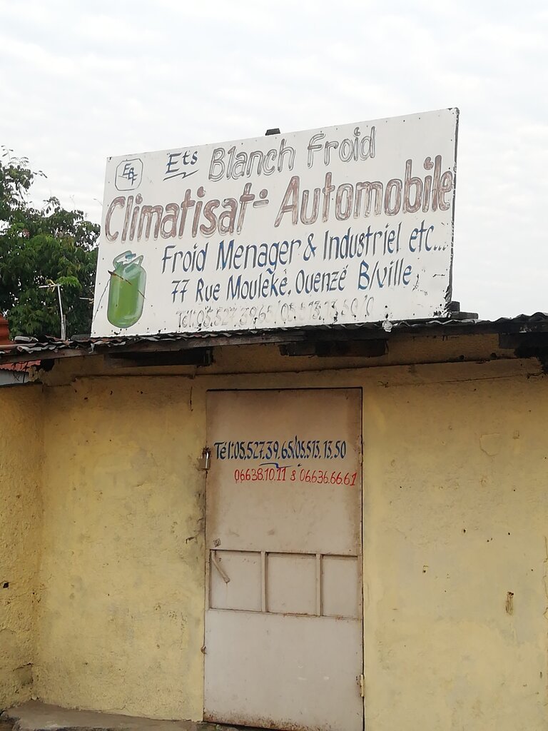 Tüp bayileri Ets Blanch Froid, Brazzaville, foto