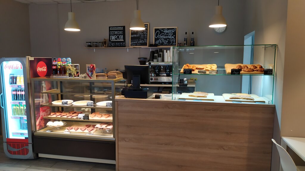 Kahve dükkanları Dolche Vita, Moskova, foto