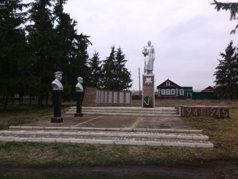 Anıt, heykel Воинам-землякам, погибшим в годы Великой Отечественной войны, Mordovya, foto