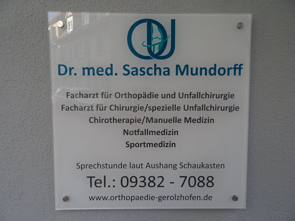 Ortopedik ürünler Dr. med. Sascha Mundorff, Bavyera, foto