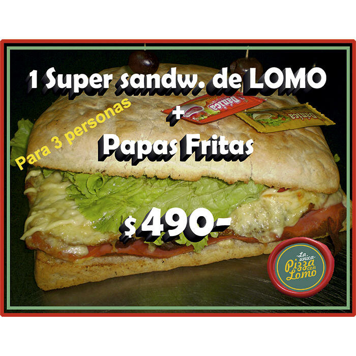 Pizzacılar La Unica Pizza con Lomo, Bahia Blanca, foto