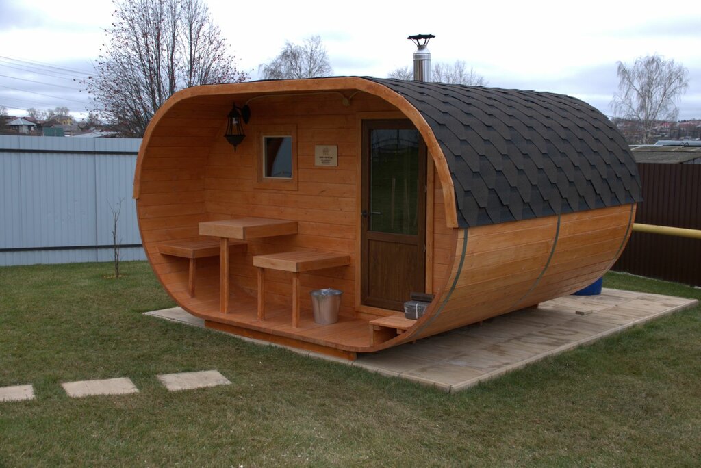 Hamam ve sauna inşaatı Banya-v-Bochke, Permski krayı, foto