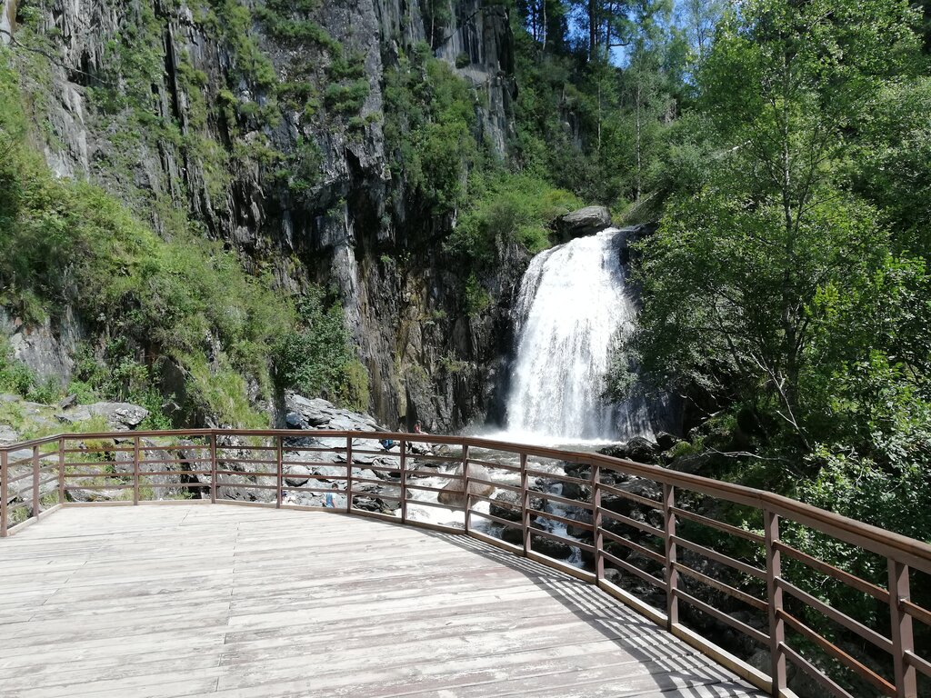 Şelale Waterfall, Altay Cumhuriyeti, foto