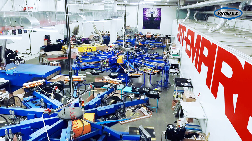 Baskı ekipmanları Printex Russia, Moskova, foto