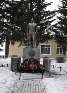 Защитникам Родины (Novosibirsk Region, Severny rayon, selo Chuvashi), anıt, heykel  Novosibirskaya oblastından