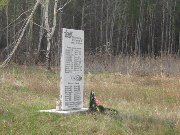 Anıt, heykel Воинам-победителям, Tümen (Tiumenskaya) oblastı, foto