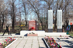 Воинам, погибшим в годы Великой Отечественной войны (ulitsa Kosmonavtov No:14П, selo Vagaytsevo), anıt, heykel  Novosibirskaya oblastından