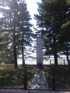 Братская могила борцов за установление Советской власти в Нарымском крае (Tomsk Region, Kolpashevo), anıt, heykel  Kolpaşevo'dan