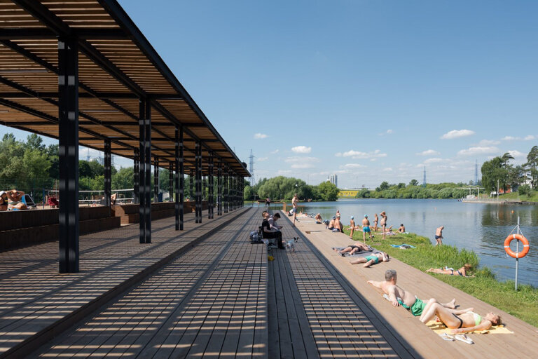 Plaj Levoberezhniy Beach, Moskova, foto