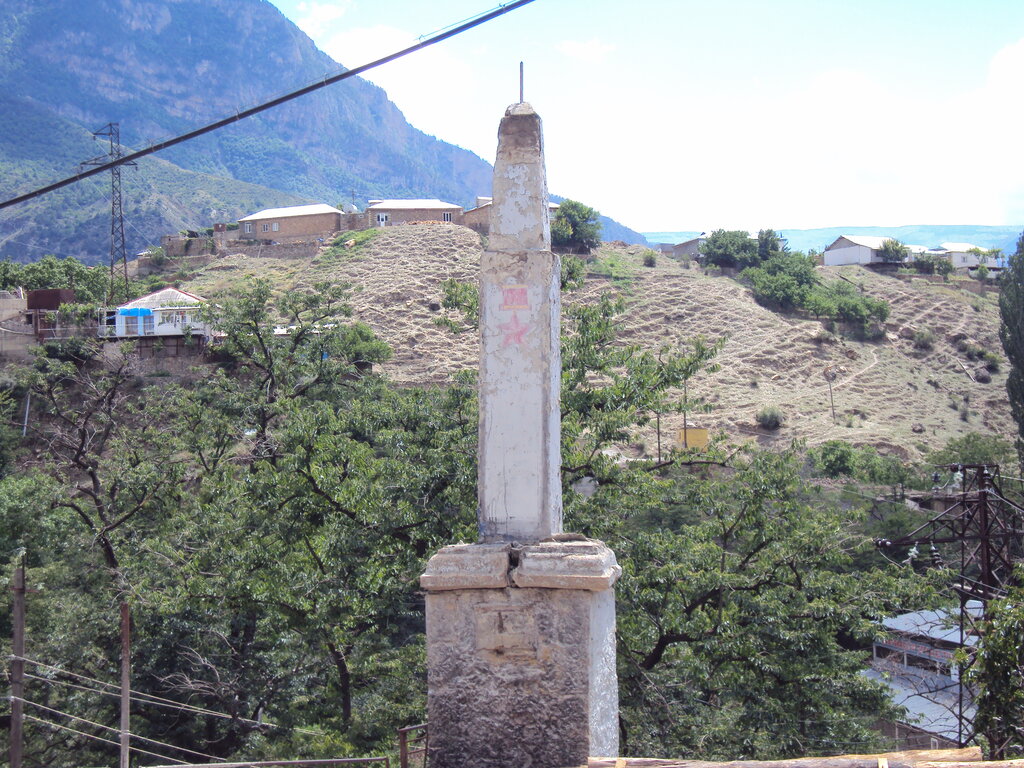 Anıt, heykel Ветеранам Великой Отечественной войны, Dağıstan, foto