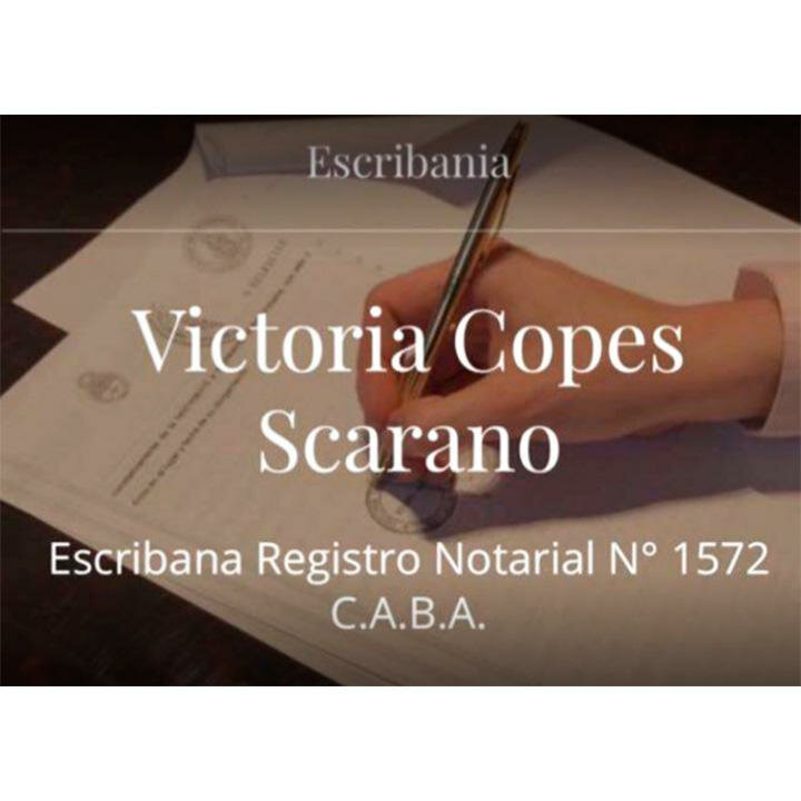 Yayınevleri, yayıncılar Escribania Victoria Copes Scarano, Buenos Aires, foto
