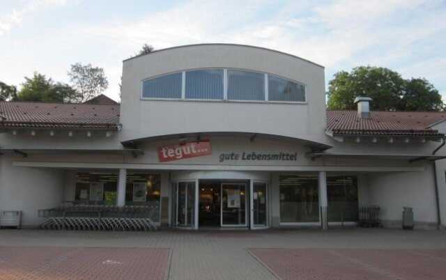 Süpermarket Tegut... gute Lebensmittel, Bavyera, foto