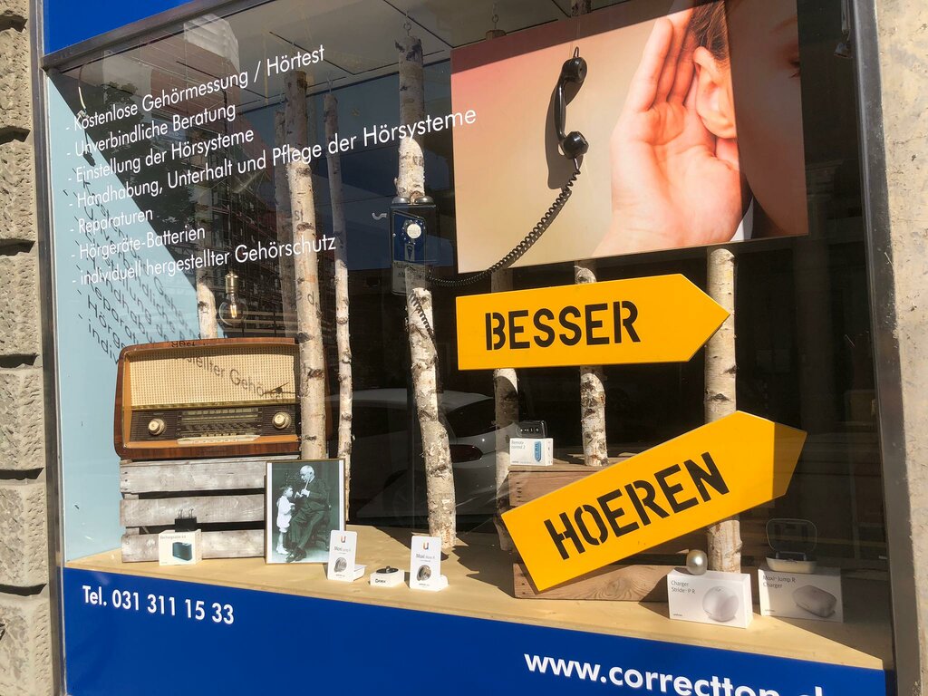 i̇şitme cihazları CorrectTon Hörgeräte-Akustik, Bern, foto