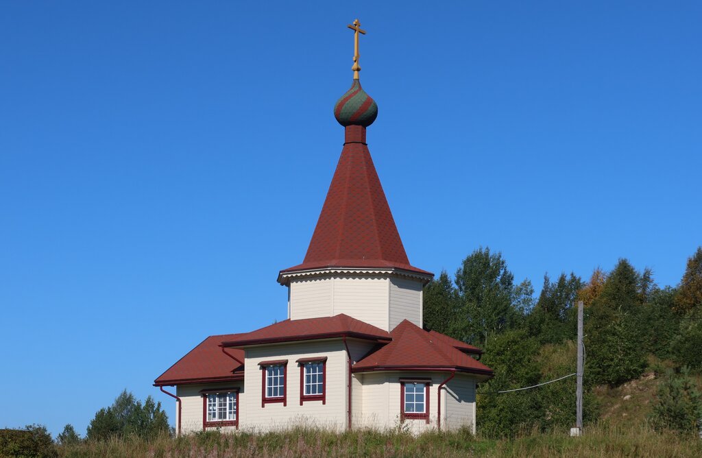 Ortodoks kiliseleri Tserkov Arkhangela Mikhaila V Poroge, Arhangelskaya oblastı, foto