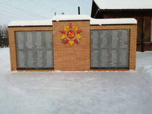 Обелиск воинам, павшим в боях в Великой Отечественной войне (ulitsa Lenina No:47, selo Bichurino), anıt, heykel  Permski krayından