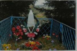 Anıt, heykel Братская могила воинов, Pskovskaya oblastı, foto