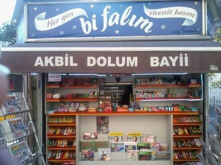 Etkinlik gişeleri Akbil Dolum Bayi, İstanbul, foto