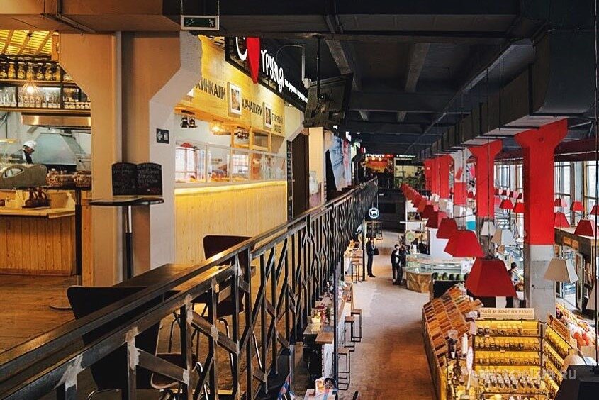 Yemek salonu, gastromarket GastroFerma, Moskova, foto