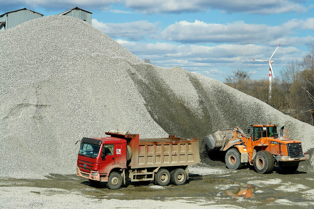 Endüstriyel mineraller Nerud Material, Tataristan, foto
