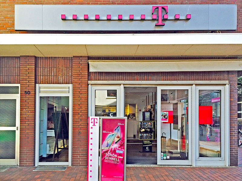 Cep telefonu ve aksesuarları satış mağazaları Telekom Shop, Schleswig‑Holstein, foto
