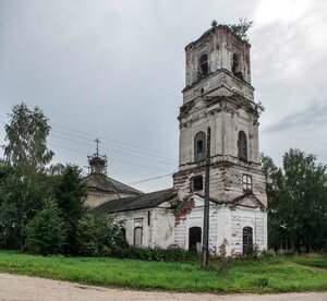 Церковь Троицы Живоначальной в Любегощах (Tver Region, Vesyegonskiy munitsipalny okrug, selo Lyubegoshchi), ortodoks kiliseleri  Tverskaya oblastından