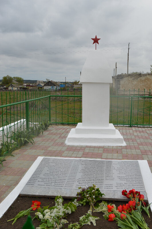 Anıt, heykel Павшим, Rostovskaya oblastı, foto