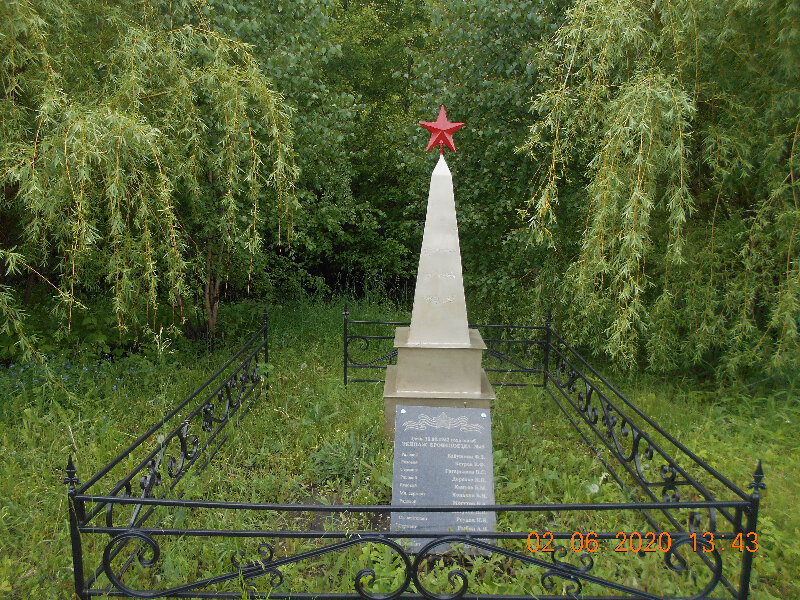 Anıt, heykel Погибшим на бронепоезде, Lipetskaya oblastı, foto