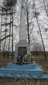 Обелиск воинам-односельчанам, погибшим в годы Великой Отечественной войны (Republic of Mordovia, Ardatovskiy rayon, selo Krasnyye Polyany), anıt, heykel  Mordovya'dan