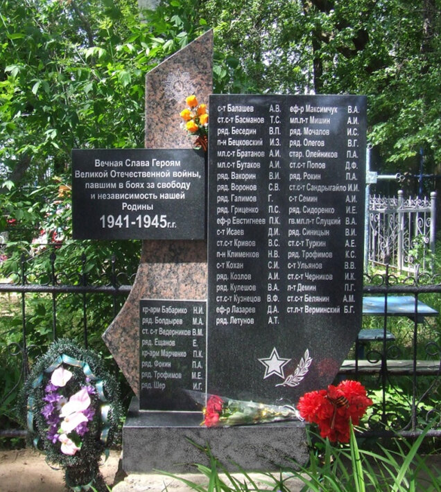 Anıt, heykel Братская могила, Mogiliovskaya oblastı, foto