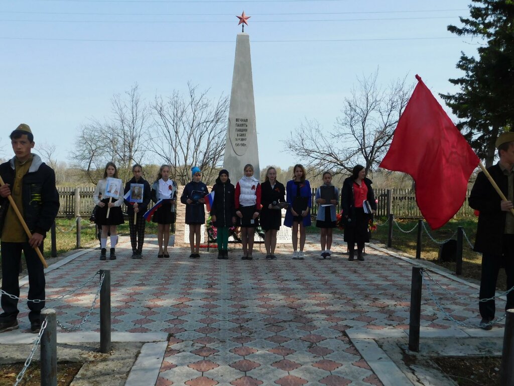 Anıt, heykel Воинам Великой Отечественной войны 1941-1945 гг., Novosibirskaya oblastı, foto