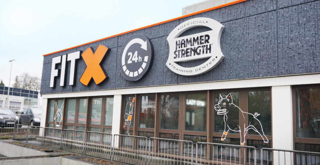 Yoga stüdyosu FitX Fitnessstudio, Hamburg, foto