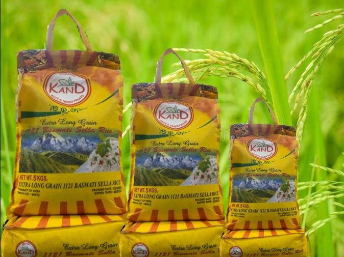 Toptan gıda mağazaları Sultan Basmati rice, Moskova, foto