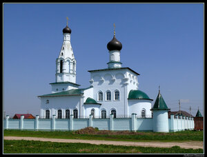 Church of Saint Sergius of Radonezh (Moscow, Novomoskovskiy Administrative Okrug, Scherbinka District, Tarasovo Village), ortodoks kiliseleri  Moskova'dan