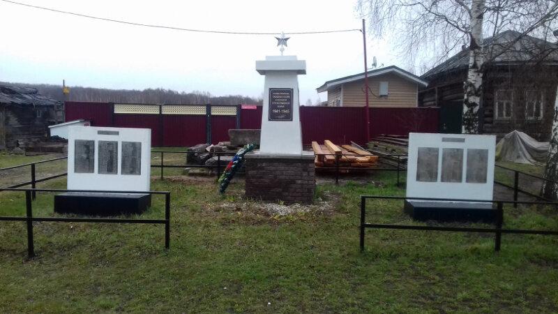 Anıt, heykel Погибшим воинам, Nijegorodskaya oblastı, foto